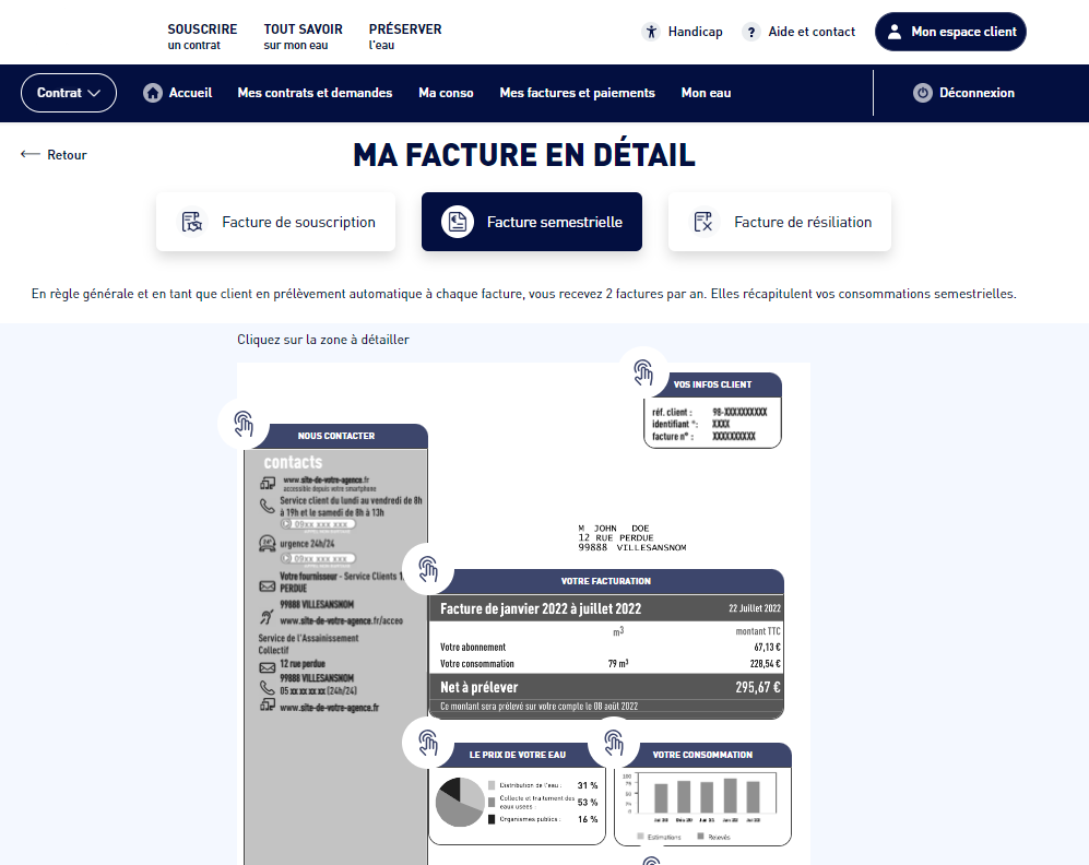 Comment lire votre facture d'eau en détail ? - So'EAU