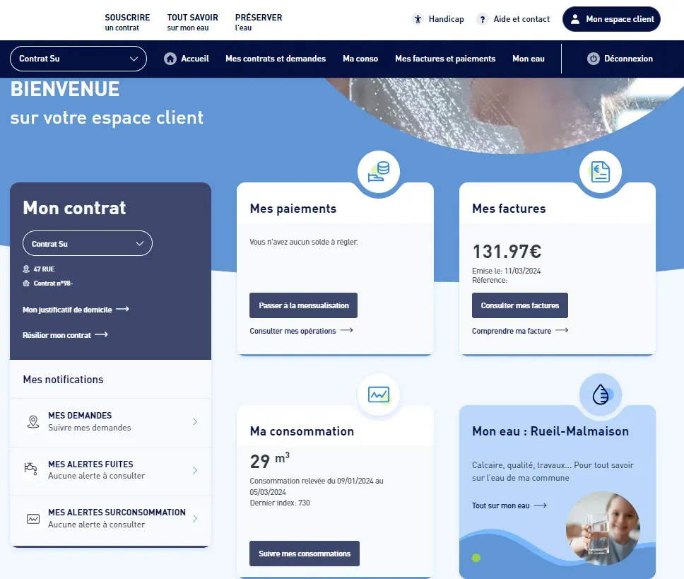 Comment créer mon espace client ? - So'EAU